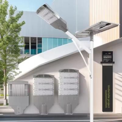 China 100W Monocrystalline Solar LED Street Light Lithium Iron Phosphate Battery Outdoor Road Lamp 120° Beam 6500K IP Outdoor Parking Lighting for sale