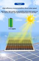 China 100W Monocrystalline Solar LED Street Light Lithium Iron Phosphate Battery Outdoor Road Lamp 120° Beam 6500K IP Outdoor Parking Lighting for sale