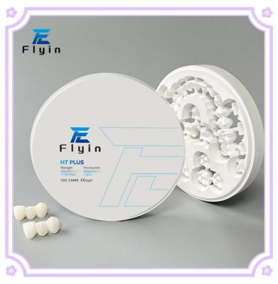 China High Strength Cad Cam Machining White Zirconia Ceramic Blocks HT for sale