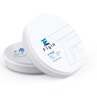 China Flyin CAD CAM 18mm Zirconia Discs High Translucent HT 98mm WHITE Dental Consumable for sale