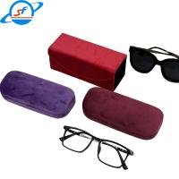 China Lightweight PU Flip Cover Optical Glasses Case Luxurious Scratchproof for sale