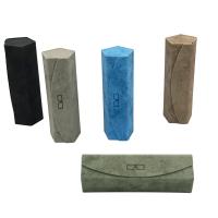 China Dustproof Pentagon Optical Glasses Case  Blue Fabric Luxury Type for sale