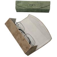 China Dustproof Pentagon Optical Glasses Case  Blue Fabric Luxury Type for sale