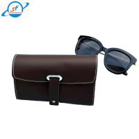 China Easy Carring Travel Sunglasses Packaging Case Soft Sunglasses Pouch SGS Certified for sale
