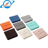 China Custom Logo Jewelry Necklace Gift Bags Snap Button Microfiber Jewelry Pouch Jewelry Packaging Storage Bag for sale