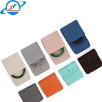 China Custom Logo Jewelry Necklace Gift Bags Snap Button Microfiber Jewelry Pouch Jewelry Packaging Storage Bag for sale