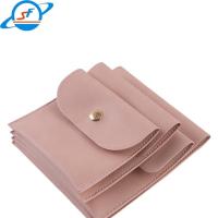 China SF Professional Jewelry Packaging Factory Customized Pu Logo Jewelry Gifts Multi-Color Green Jewelry Bags for sale