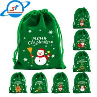 China xinhe SF Christmas gift bag Candy bag Holiday Surprise Santa gift bag for sale