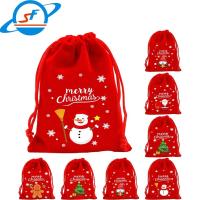 China xinhe SF Christmas gift bag Candy bag Holiday Surprise Santa gift bag for sale