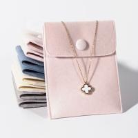 China Promotional Small Luxury Jewelry Packaging Pouches Velvet Jewelry Drawstring Pouch for sale