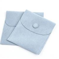 China Promotional Small Luxury Jewelry Packaging Pouches Velvet Jewelry Drawstring Pouch for sale
