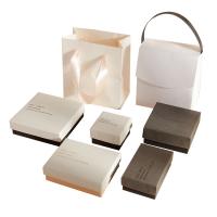 China Jewelry bag Custom Set Logo Envelope Flap Elastic drawstring design felt suede bow Pouches for sale