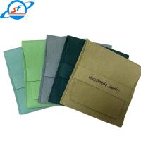 China Luxury jewelry velvet Bag with custom logo suede gift wrap small drawstring bag for sale
