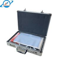China Durable Stainless Steel Optical Trial Lens Set Box Plastic Rim Leather Case for sale
