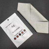 China 140gsm 185gsm Natural Custom Eyeglass Cleaning Cloth 15*15cm for sale