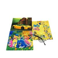 China Custom Print Microfiber Eyeglass Cleaning Cloth  Water Absorbent for sale