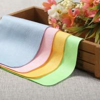China Custom Cute Anti Fog Lens Cloth Eyeglass Microfiber Cloth 140gsm To 300gsm for sale