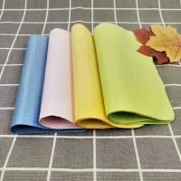 China 80% Polyester Custom Eyeglass Cleaning Cloth High Durability for sale