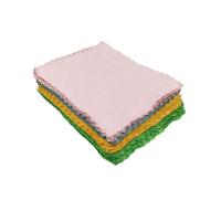China Double Sided Fleece Glasses Wiping Cloth Eyewear Cleaning Cloth Wavy Edge for sale