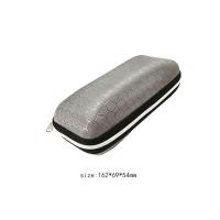 China Luxury Custom Printed Sunglasses Case Knitted Fabric Material Easy To Carry for sale