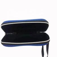 China Luxury Custom Printed Sunglasses Case Knitted Fabric Material Easy To Carry for sale