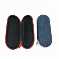 China Linen FELT Zipper Eyeglass Case  Sports Sunglasses Case 164mm Length for sale
