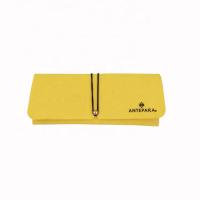 China Convenient Custom Safety Felt Eyeglass Case Reader Eyeglass Case 180*72*23mm for sale
