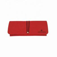 China Convenient Custom Safety Felt Eyeglass Case Reader Eyeglass Case 180*72*23mm for sale