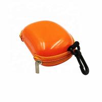 China Low MOQ Combination Leather Zipper Sunglasses Case Irregular Shape for sale