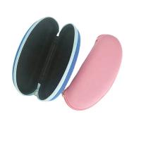 China Custom Your Own Logo Sunglass Zipper Case Convenient Dirt Resistant for sale