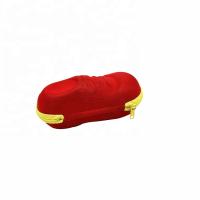 China Colorful Knitted Fabric EVA Glasses Case  Childrens Sunglasses Case Scratchproof for sale