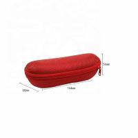 China Customised Oxford Cloth Sunglass Cases Zip Up Glasses Case Anti Pressure for sale