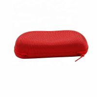 China Customised Oxford Cloth Sunglass Cases Zip Up Glasses Case Anti Pressure for sale