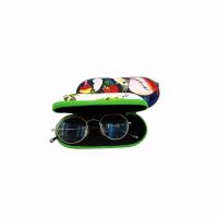 China Custom Logo Cartoon  Reading Glasses Case Ellipsoid Shape 149*62*52mm for sale