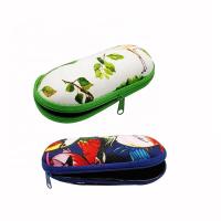 China Custom Logo Cartoon  Reading Glasses Case Ellipsoid Shape 149*62*52mm for sale