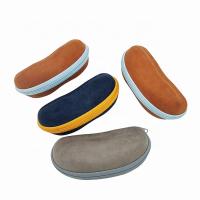 China Oem Logo Custom Made Durable EVA Glasses Case With Zipper 162*80*60mm for sale