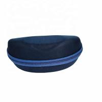 China Lightweight EVA Zipper Sunglasses Case Custom Logo Scratch Resistant for sale
