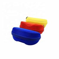 China Lightweight EVA Zipper Sunglasses Case Custom Logo Scratch Resistant for sale