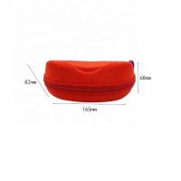 China Lightweight EVA Zipper Sunglasses Case Custom Logo Scratch Resistant for sale