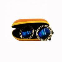 China Deluxe EVA Green Orange Sunglasses Packaging Case Fashionable for sale