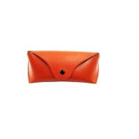 China Customized Sunglasses Packaging Case Leather Spectacle Pouch Fade Resistance for sale