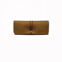China Exquisite Soft Leather Eyeglasses Cases Personalised Sunglasses Case 180mm Length for sale