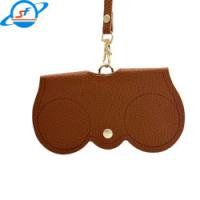 China High Durability Leather Folding Sunglasses Case Customized Packings for sale