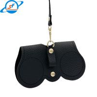 China Custom Logo Estuches Para Gafas Pu Leather Sunglasses Case Unisex for sale