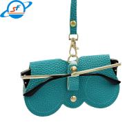 China Custom Logo Estuches Para Gafas Pu Leather Sunglasses Case Unisex for sale