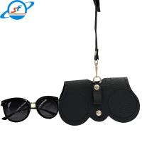 China Custom Logo Estuches Para Gafas Pu Leather Sunglasses Case Unisex for sale