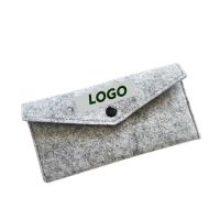 China portable pouch bag for eye glasses glasses pouch bag colorful felt bag glasses for sale