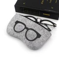 China portable pouch bag for eye glasses glasses pouch bag colorful felt bag glasses for sale