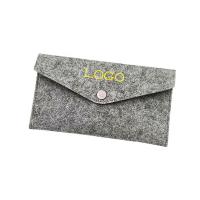 China Unisex Felt Glasses Bag Custom Sunglasses Case Easy To Carry for sale