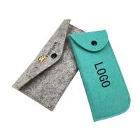 China Unisex Felt Glasses Bag Custom Sunglasses Case Easy To Carry for sale